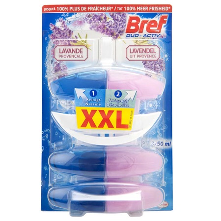 Odorizant de toaleta Bref WC duo-activ lavanda din Provence 3x50 ml ...