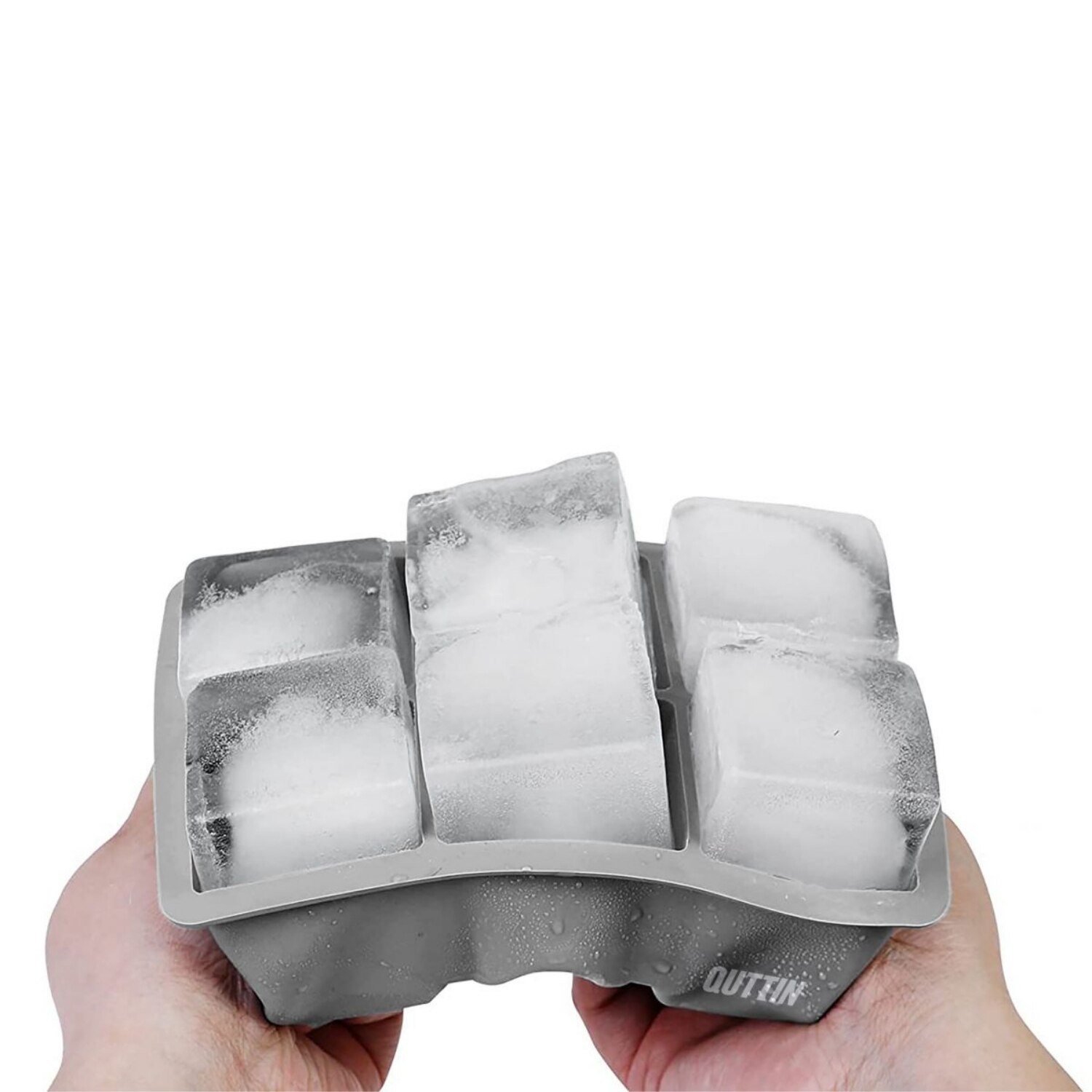 Forma silicon flexibil pentru 6 cuburi gheata, uz alimentar, 16, 5x11 ...