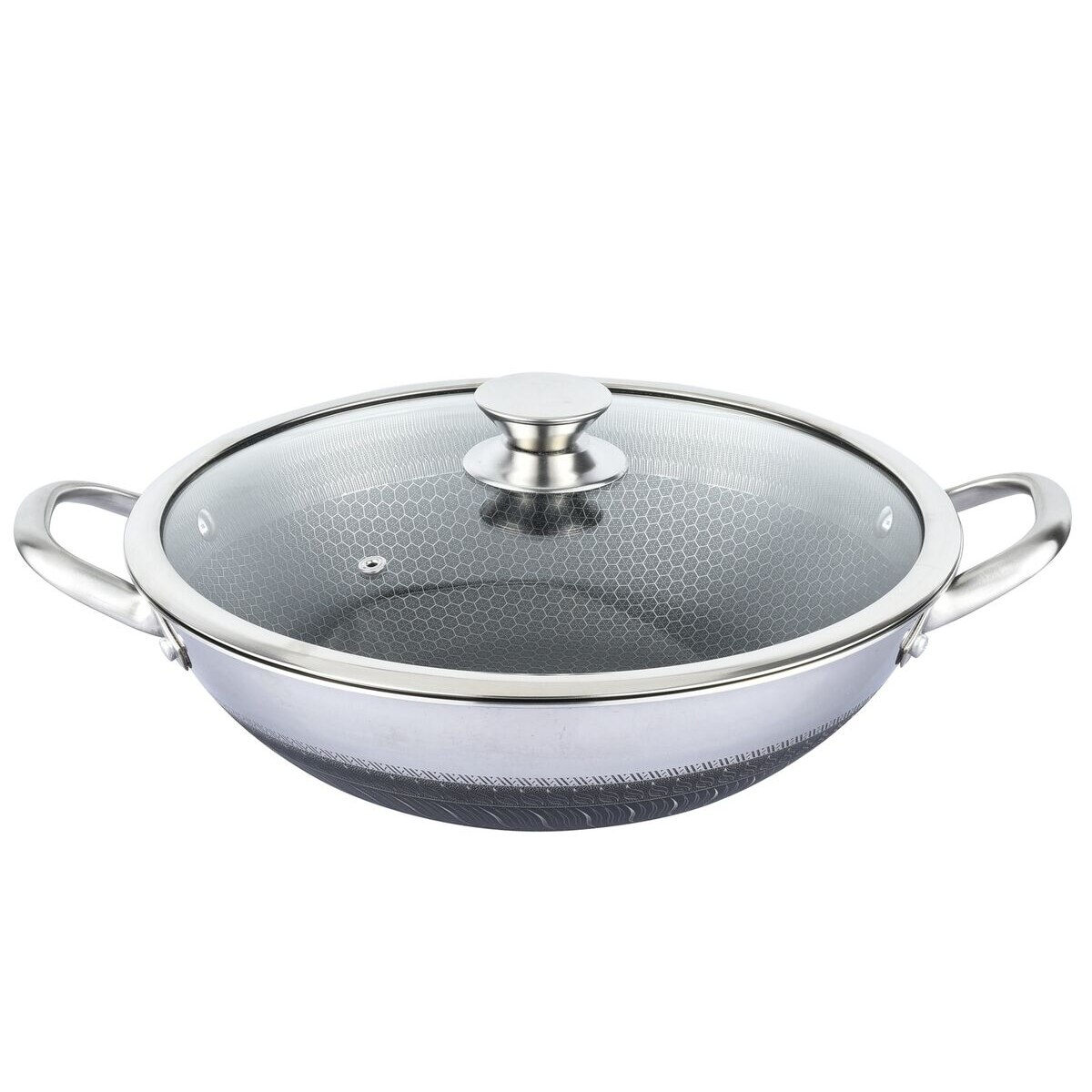 Tigaie WOK Ultra de inox Cfeffinger CF-PW32, anti zgarieturi, diametru ...