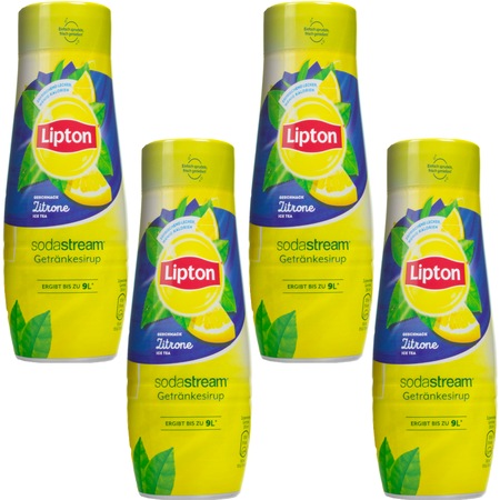 Sirop pentru Sodastream Lipton Lipton Ice Tea Lamaie, 440ml, 4 bucati ...