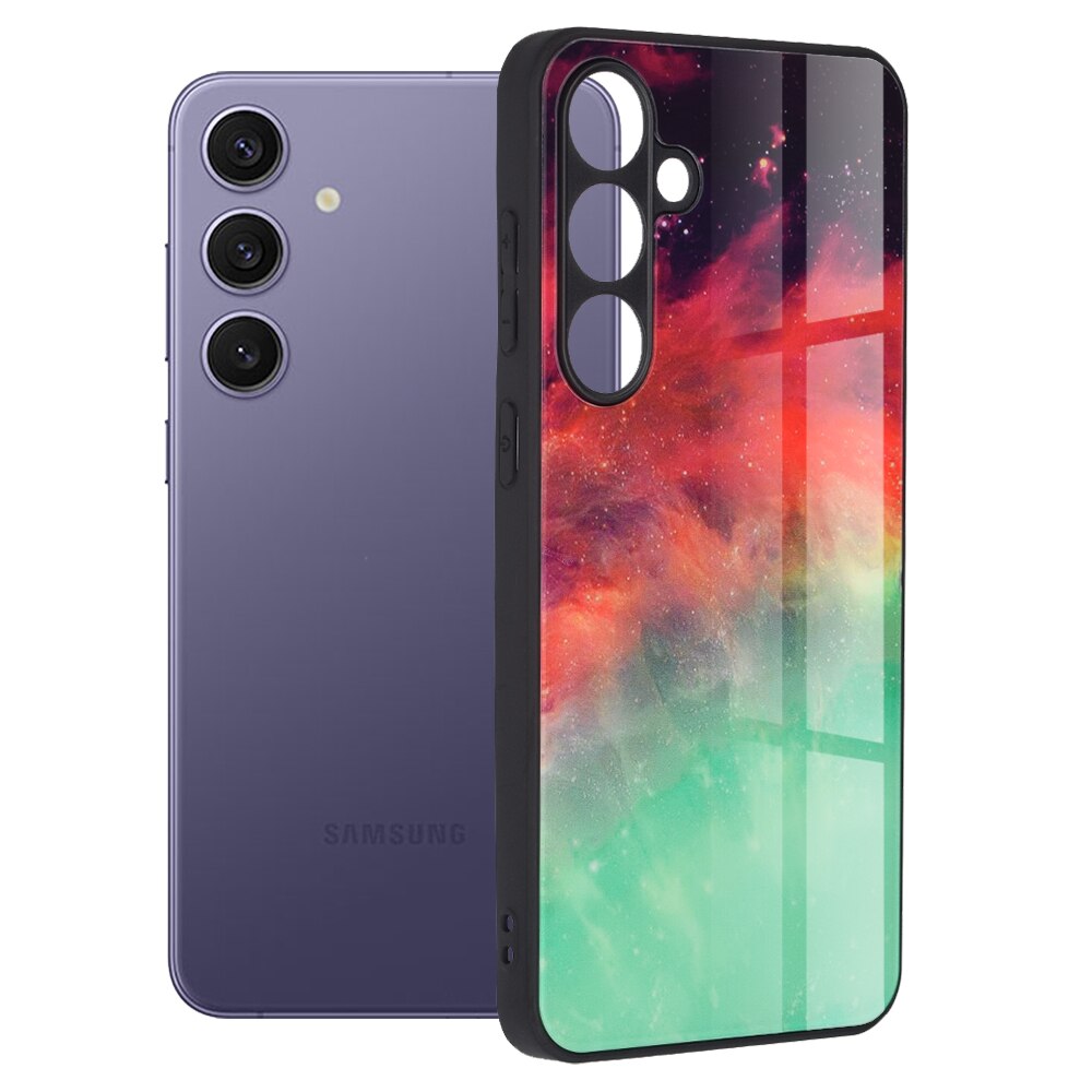 Samsung Galaxy S24 Plus tok - Techsuit Glaze Series - Fiery Ocean - eMAG.hu