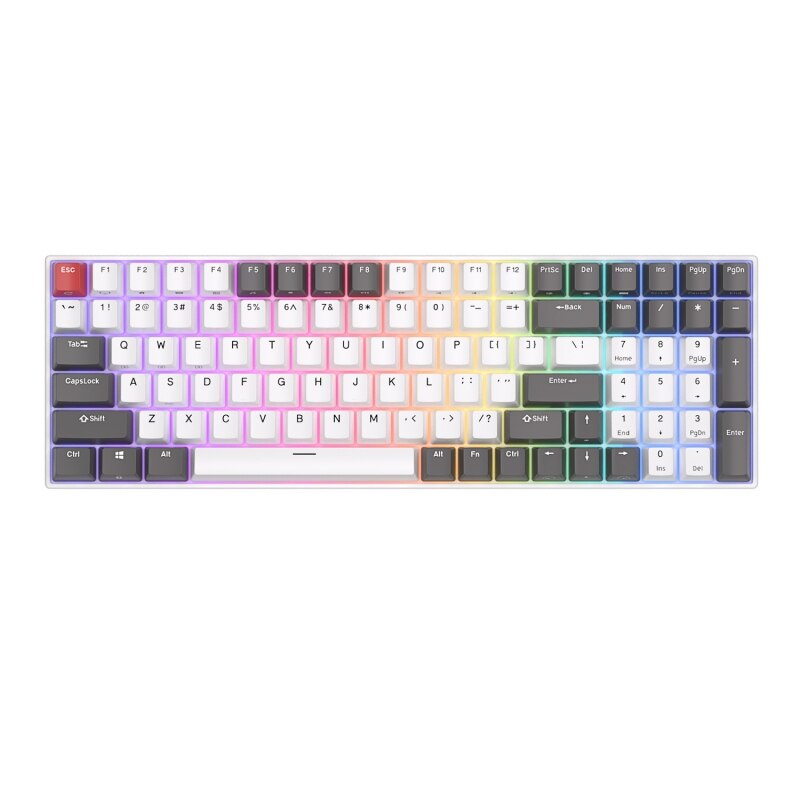 Tastatura mecanica gaming Royal Kludge, 100 taste, hotswap, RGB ...