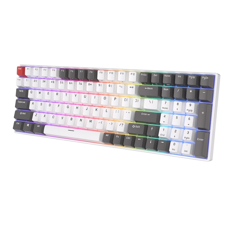 Tastatura mecanica gaming Royal Kludge, 100 taste, hotswap, RGB ...