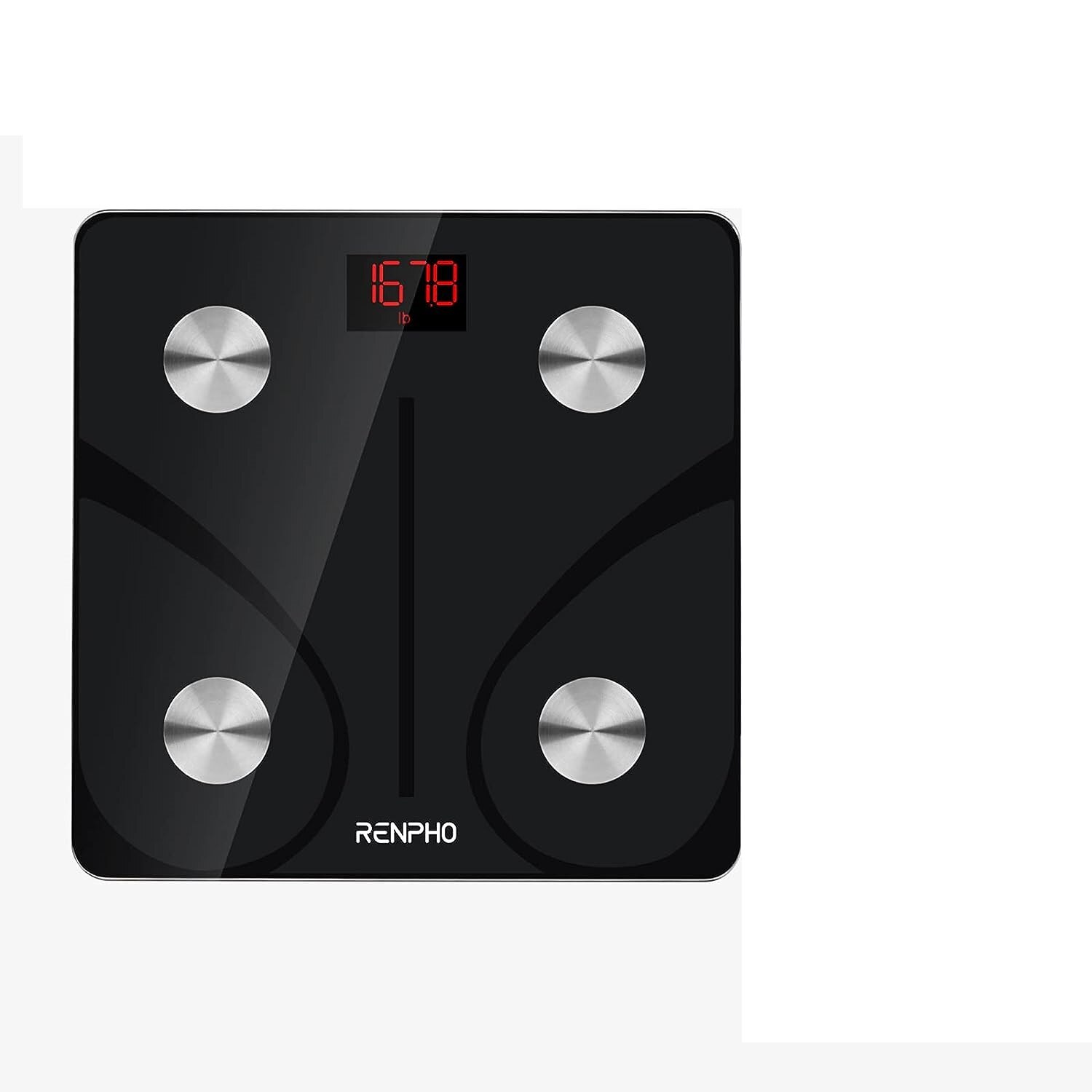 Кантар за телесни мазнини Renpho, цифров, Bluetooth анализ с приложение ...