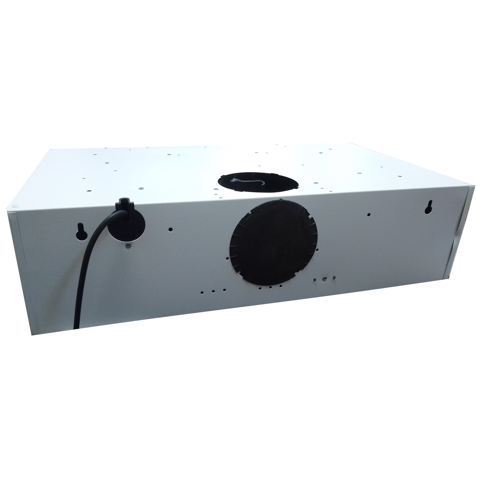Hota 5502W, 2 motoare, cu dubla iesire, Alb, 60cm, OEM - eMAG.ro