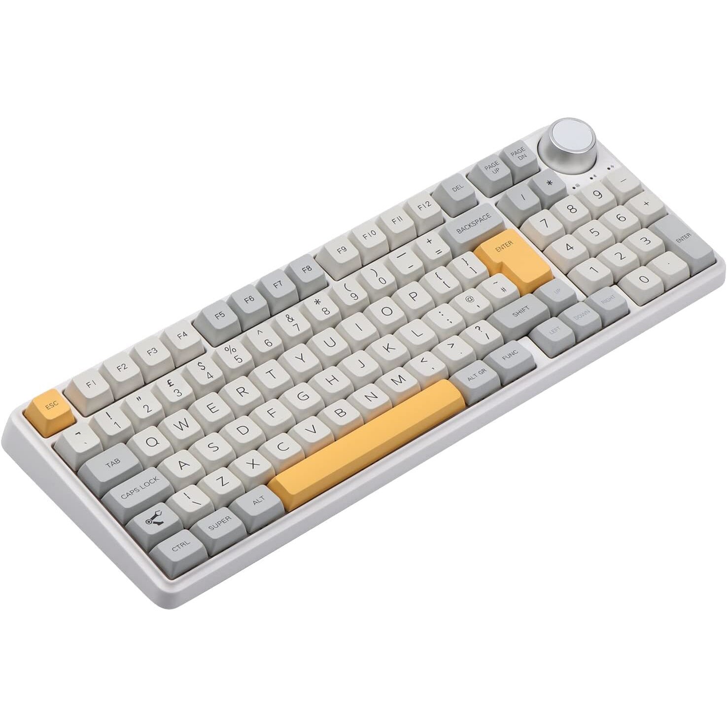 Tastatura mecanica pentru jocuri cu fir cu LED-uri RGB orientate spre ...