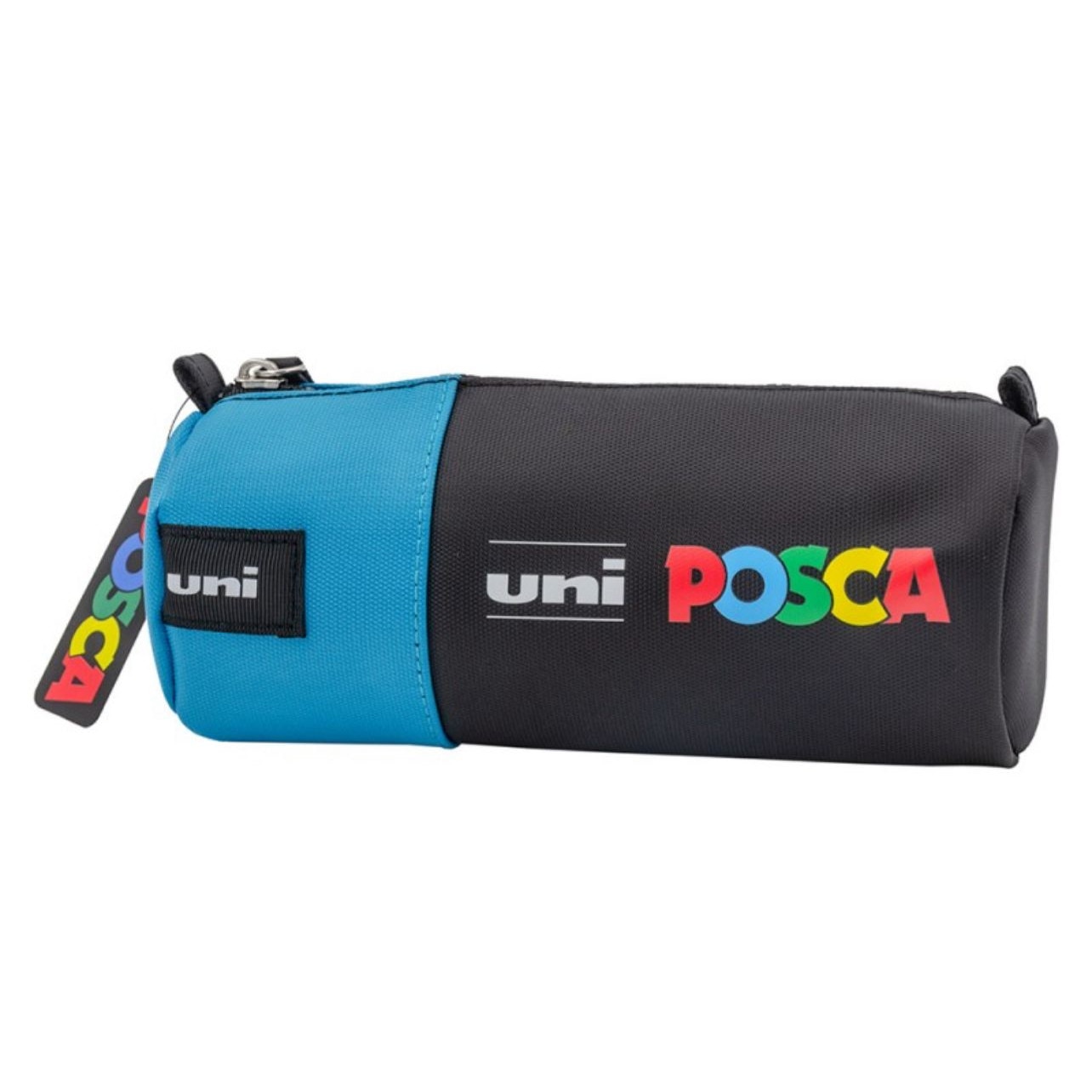 Penar cilindric echipat POSCA, 1 fermoar, negru/turquise, 16pcs, 6+6+4 ...