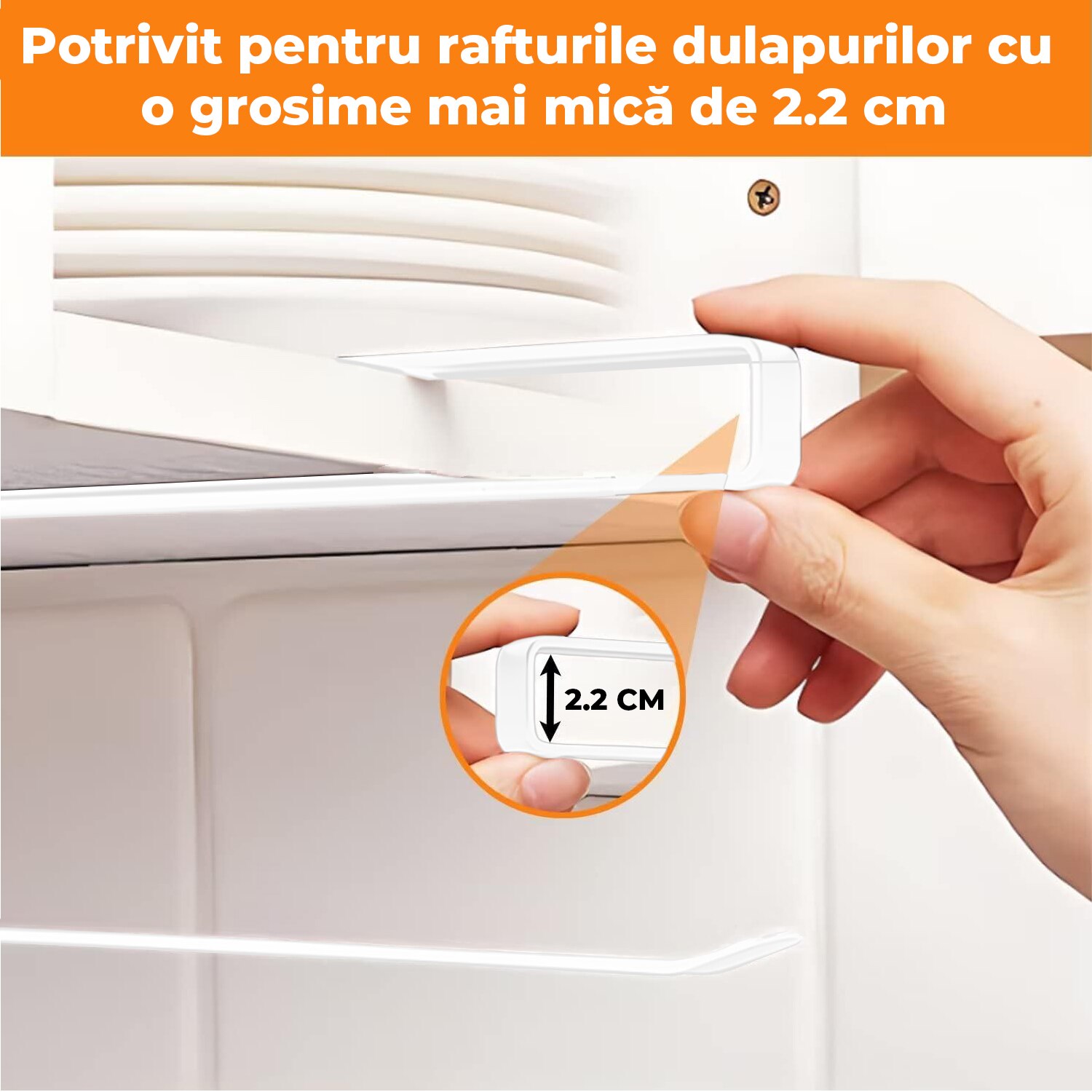 Suport pentru Rola Mare de Hartie, Bukate, Alb, 26 cm, Integrare in ...