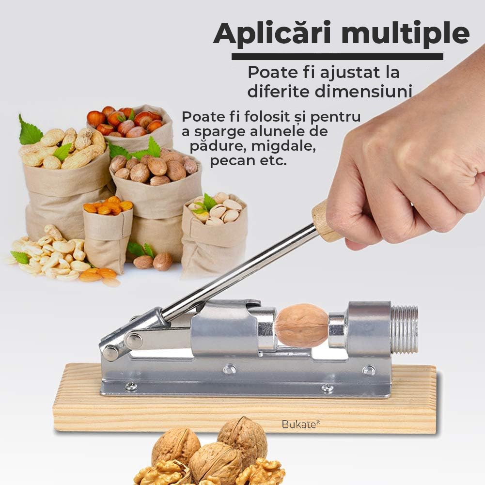 Spargator si Desfacator Manual si Universal de Nuci, Baza si Maner din ...
