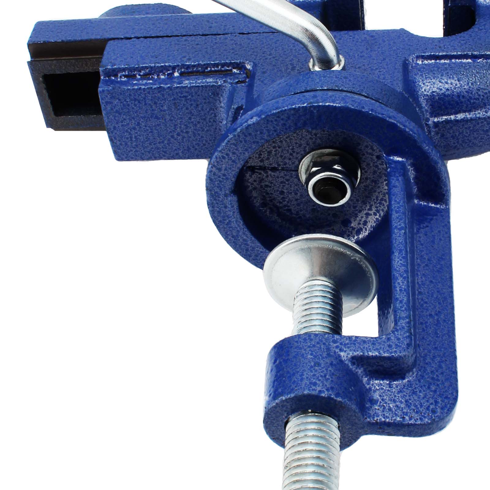 Menghina rotativa, Zola®, din fonta, albastra, rotire 360 grade, 19x3 ...