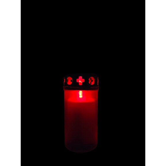 Candela electrica clasica cu led rosu - eMAG.ro