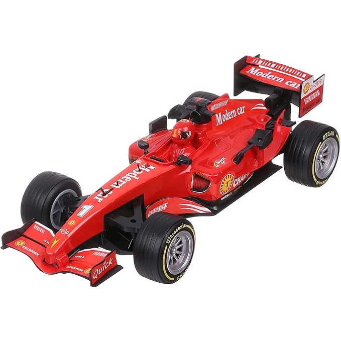 Formula F1 Red Friction Car със светлина и звук 1:10 - eMAG.bg