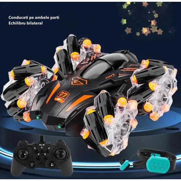 Masina cu telecomanda RC pentru copii, masinuta de cascadorie, de drift ...