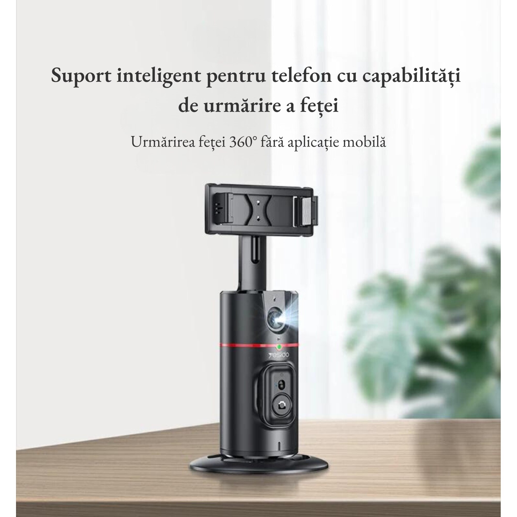 Suport pentru telefon, cu urmarire automata a fetei, controlul prin ...