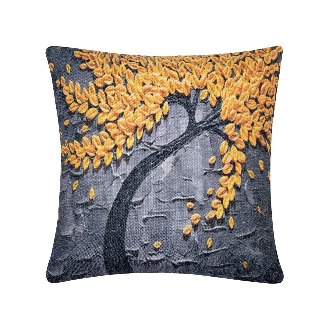 Perna imprimata, Silk Fashion, Pasla, 45cm, Multicolor - eMAG.ro