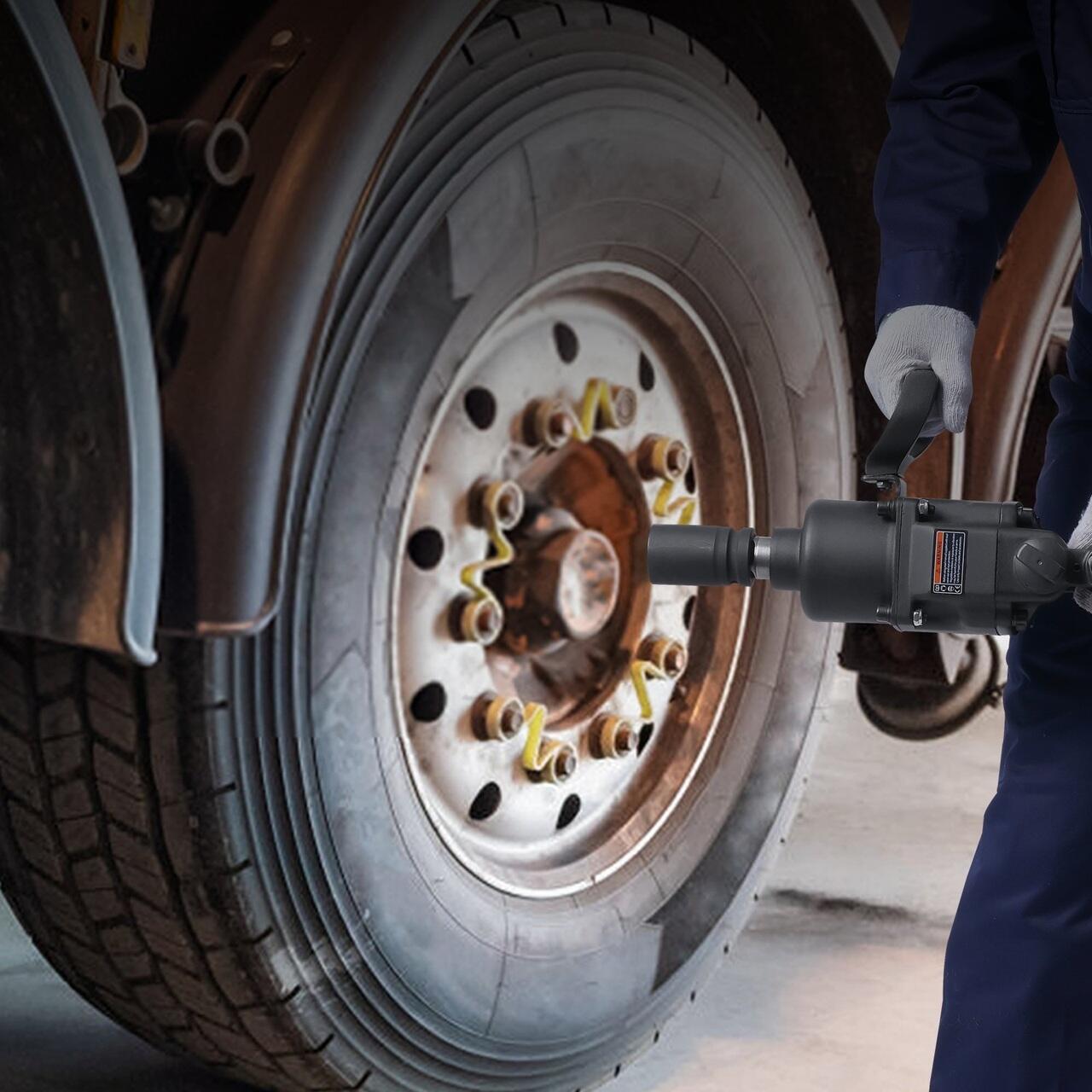 Vevor pneumatikus ütvecsavarozó kulcs, 1 hüvelyk, 3840 Nm, 14 bar ...