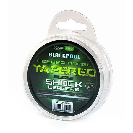 Blackpool Carp Shock Leaders Conic Forward Wire Transparent 5x15m roll ...