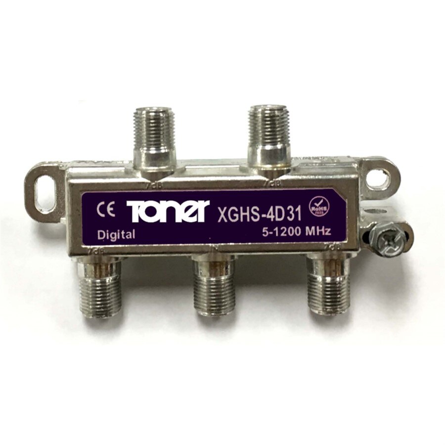 Splitter digital profesional cu 4 iesiri pentru TV cablu, XGHS-4D31, 5 ...