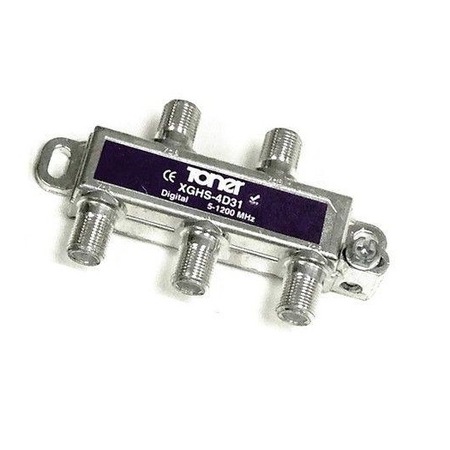 Splitter digital profesional cu 4 iesiri pentru TV cablu, XGHS-4D31, 5 ...