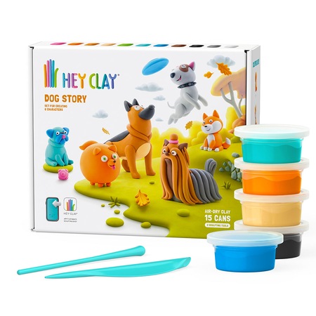 Set Hey Clay - Dog Story - eMAG.ro