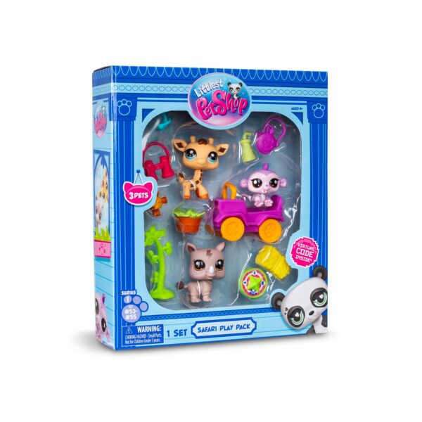 Set 3 figurine Littlest Pets Shop - Safari - eMAG.ro