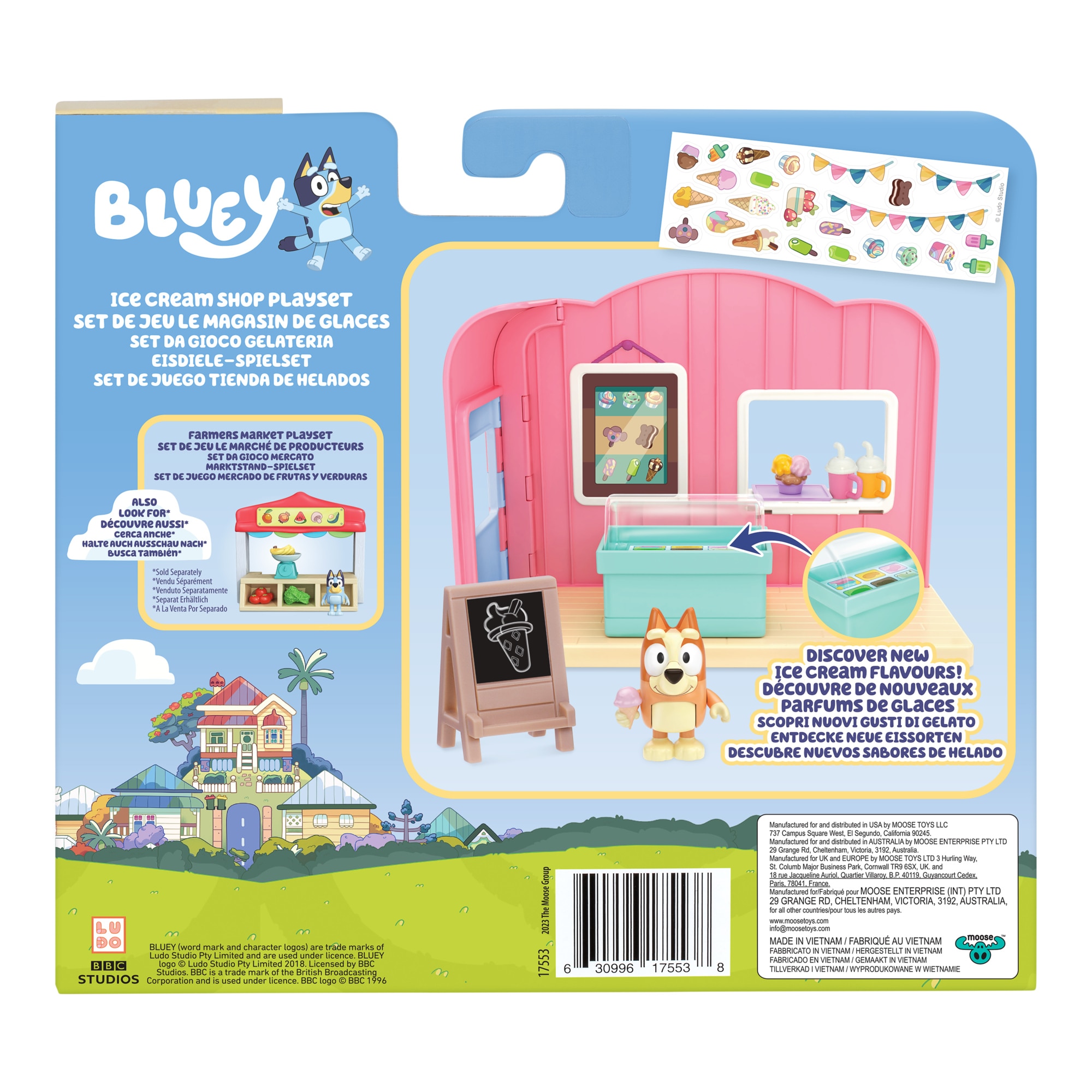 Set de joaca Bluey - Ice cream shop, cu figurina - eMAG.ro