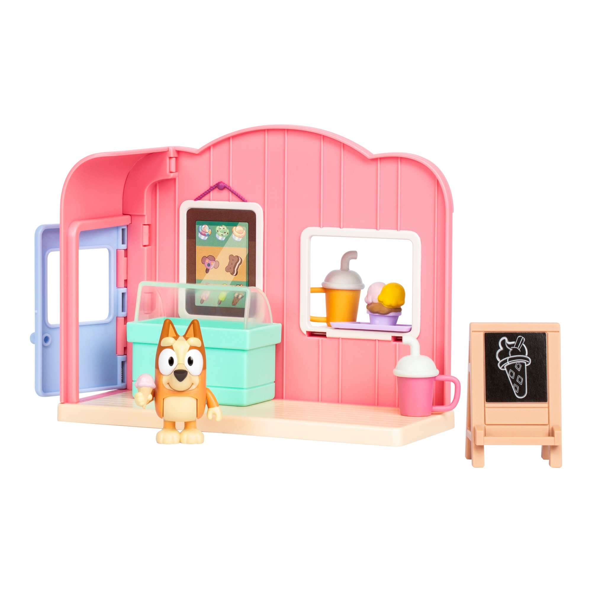 Set de joaca Bluey - Ice cream shop, cu figurina - eMAG.ro