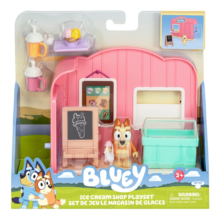 Set de joaca Bluey - Ice cream shop, cu figurina - eMAG.ro