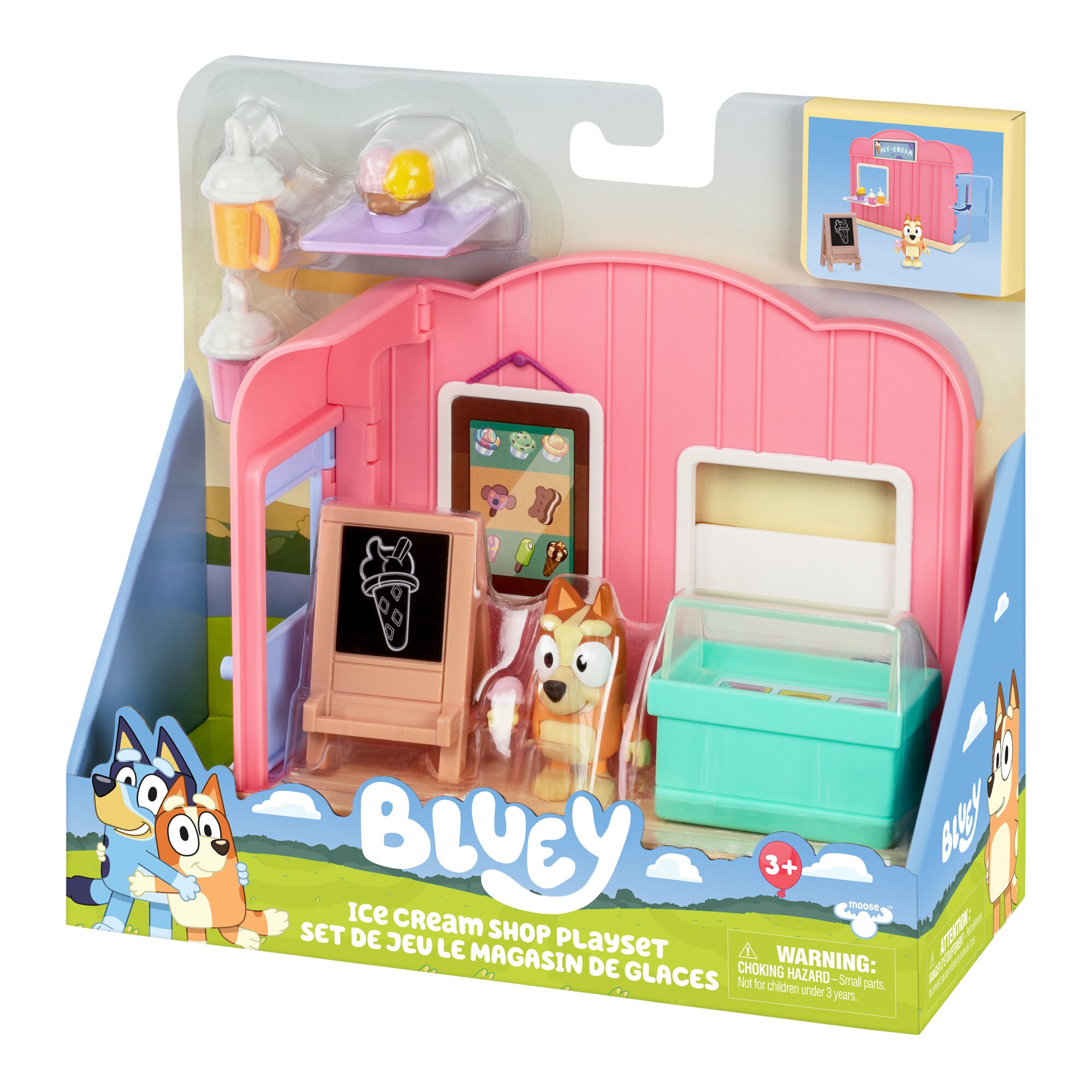 Set de joaca Bluey - Ice cream shop, cu figurina - eMAG.ro