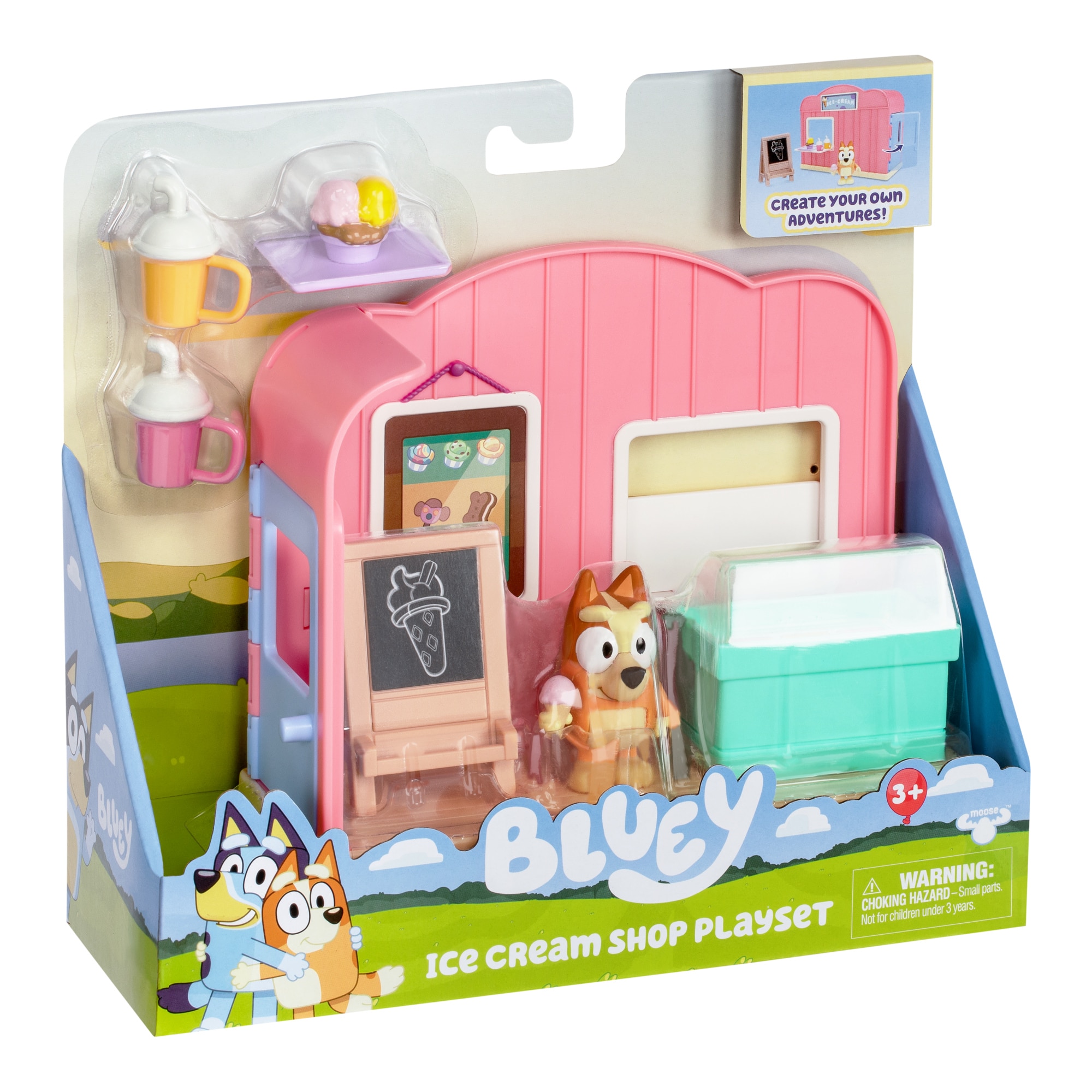 Комплект за игра Bluey - Ice cream shop, с фигурка - eMAG.bg