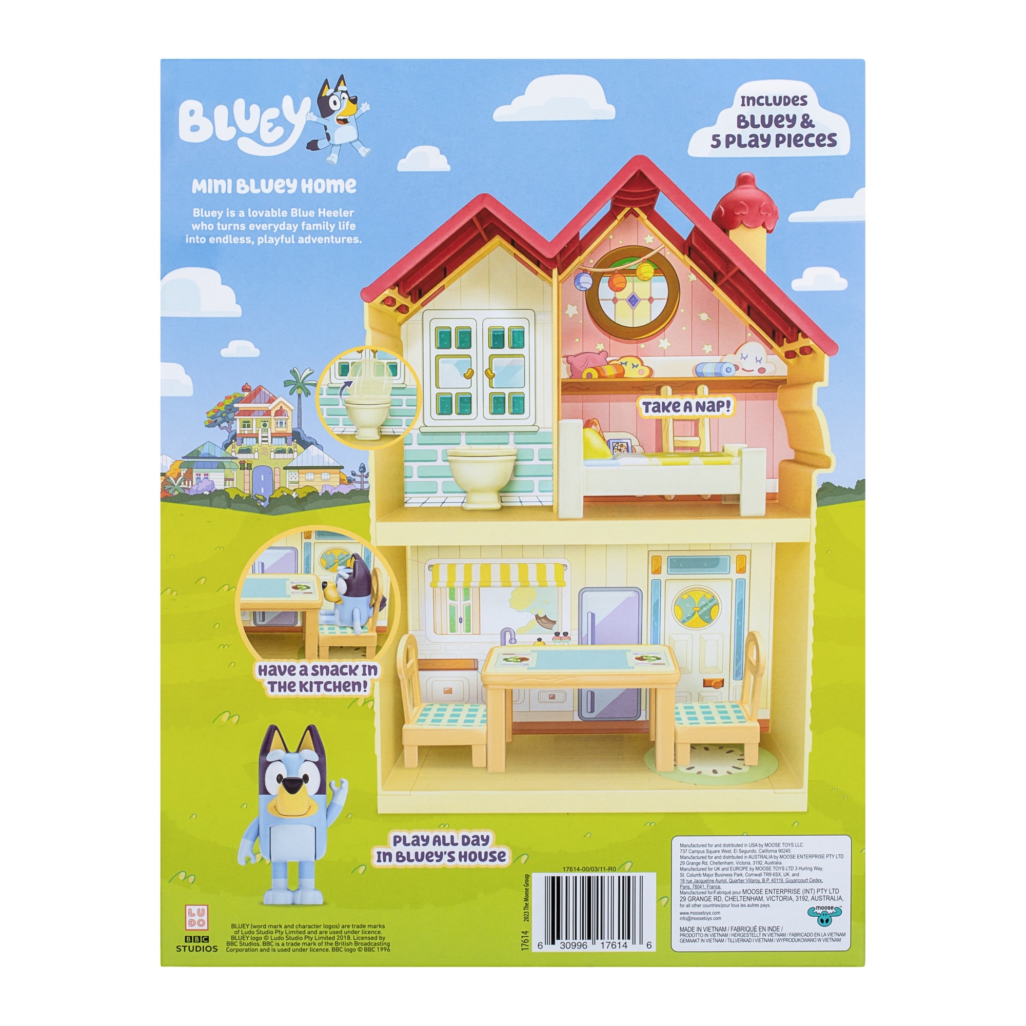 Set de joaca Bluey - Heeler home, cu figurina - eMAG.ro