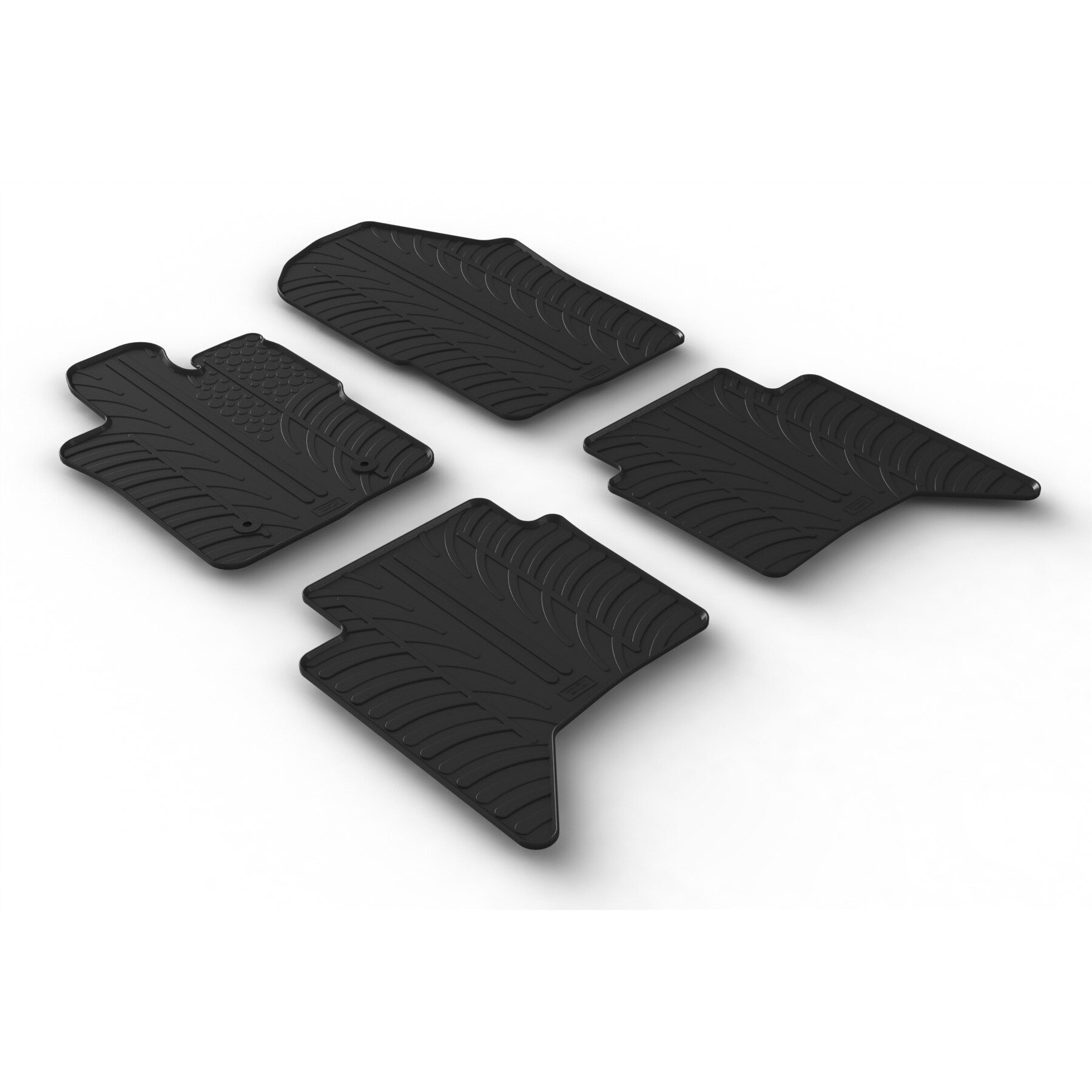 Set 4 covorase cauciuc Gledring dedicate Ford Ranger T6.2 / Ranger ...
