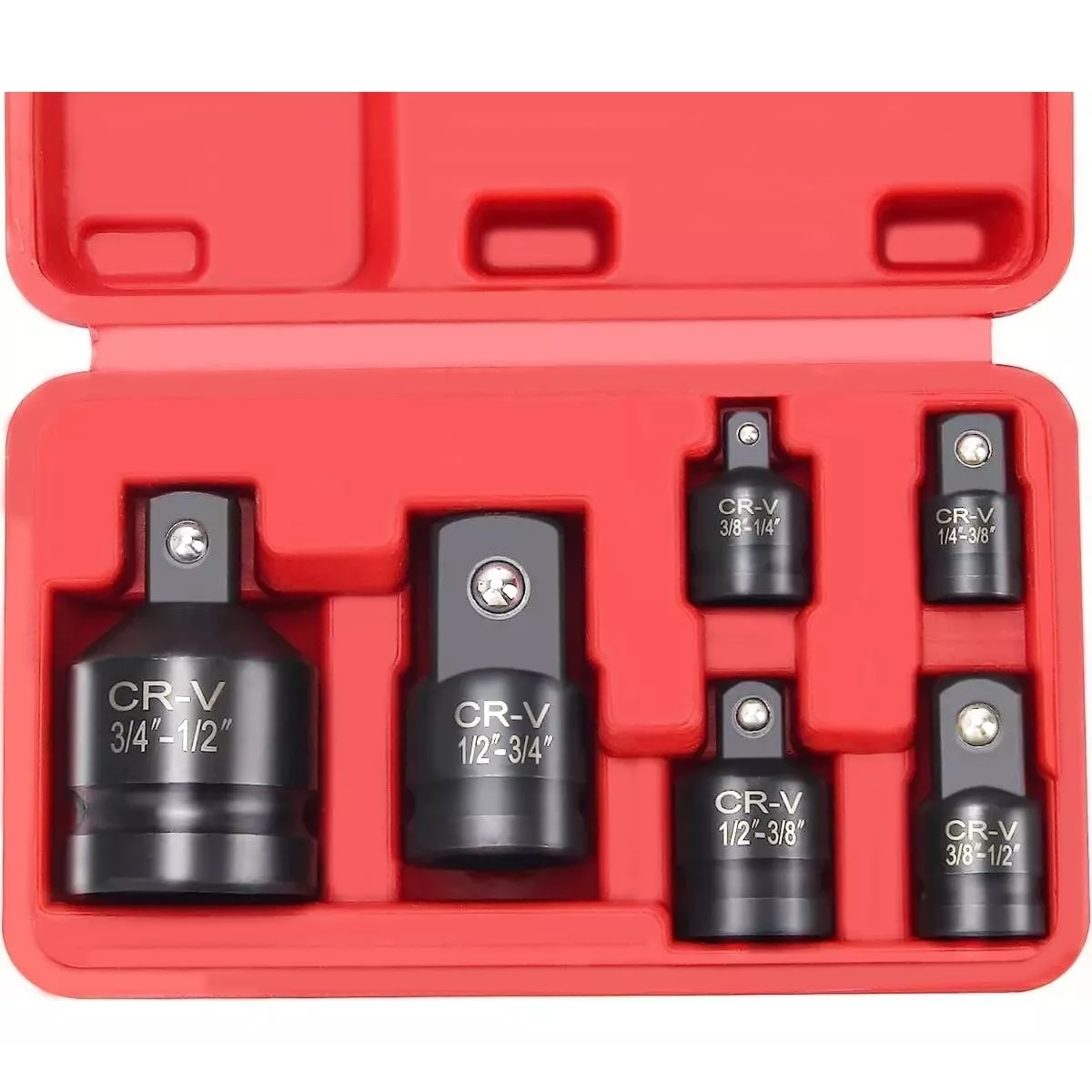 Set de 6 adaptoare chei impact, GOXAWEE, G5249, CR-MO 3/4"-1/2", 1/2 ...