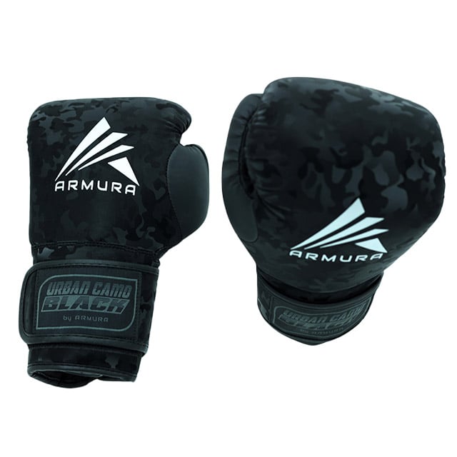 Manusi box ARMURA Black Urban Camo 16oz - eMAG.ro