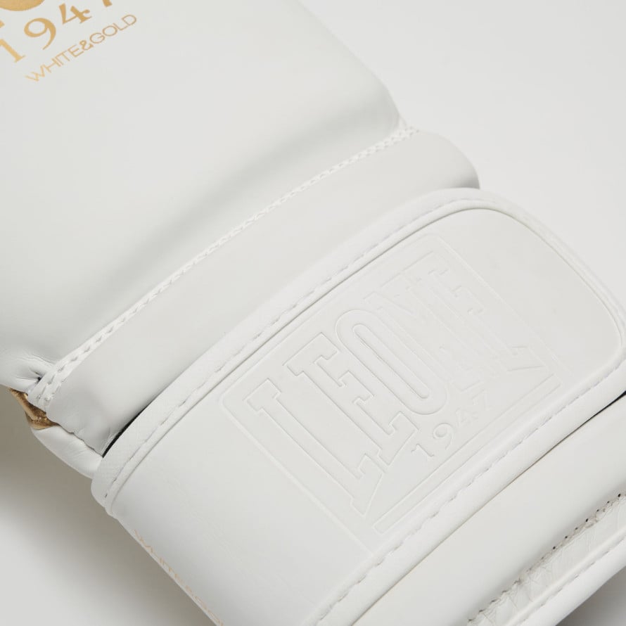 Manusi de Box Leone Albe-Aurii 14oz - eMAG.ro