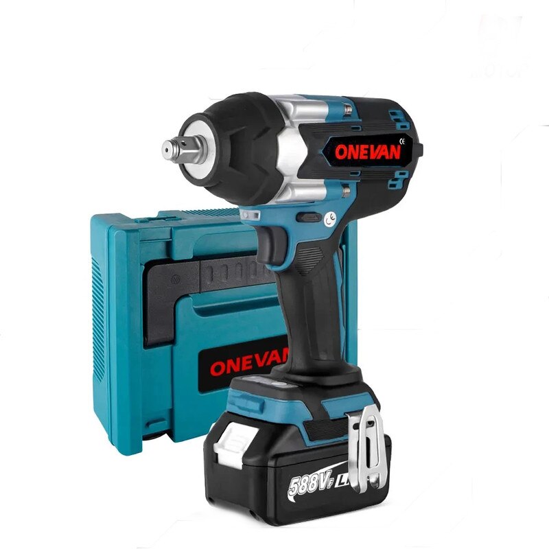 Ударен електрически винтоверт без батерия ONEVAN Пластмасов транспортен ...