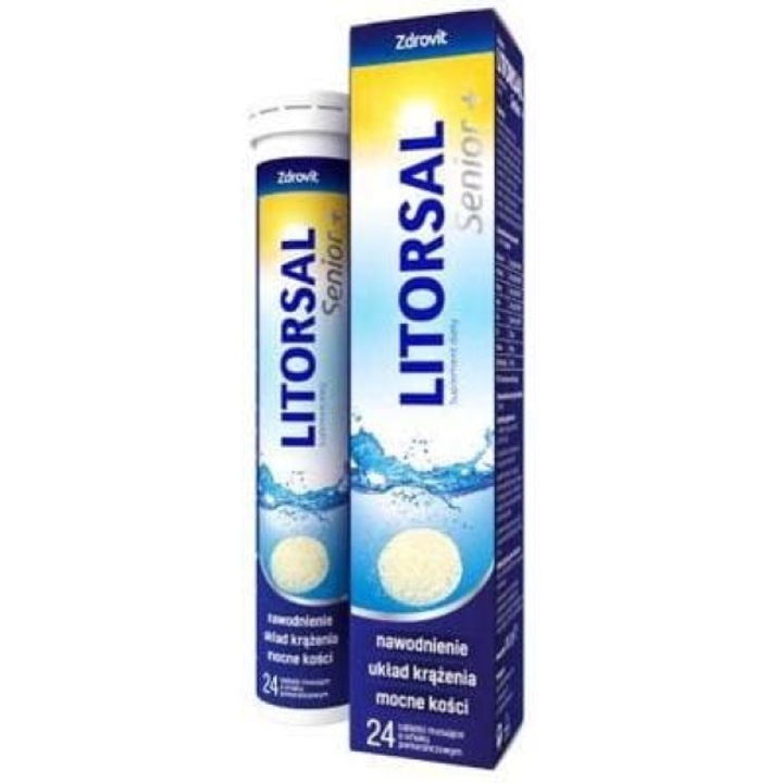 Supliment alimentar Zdrovit Litorsal Senior+, aroma de portocale ...
