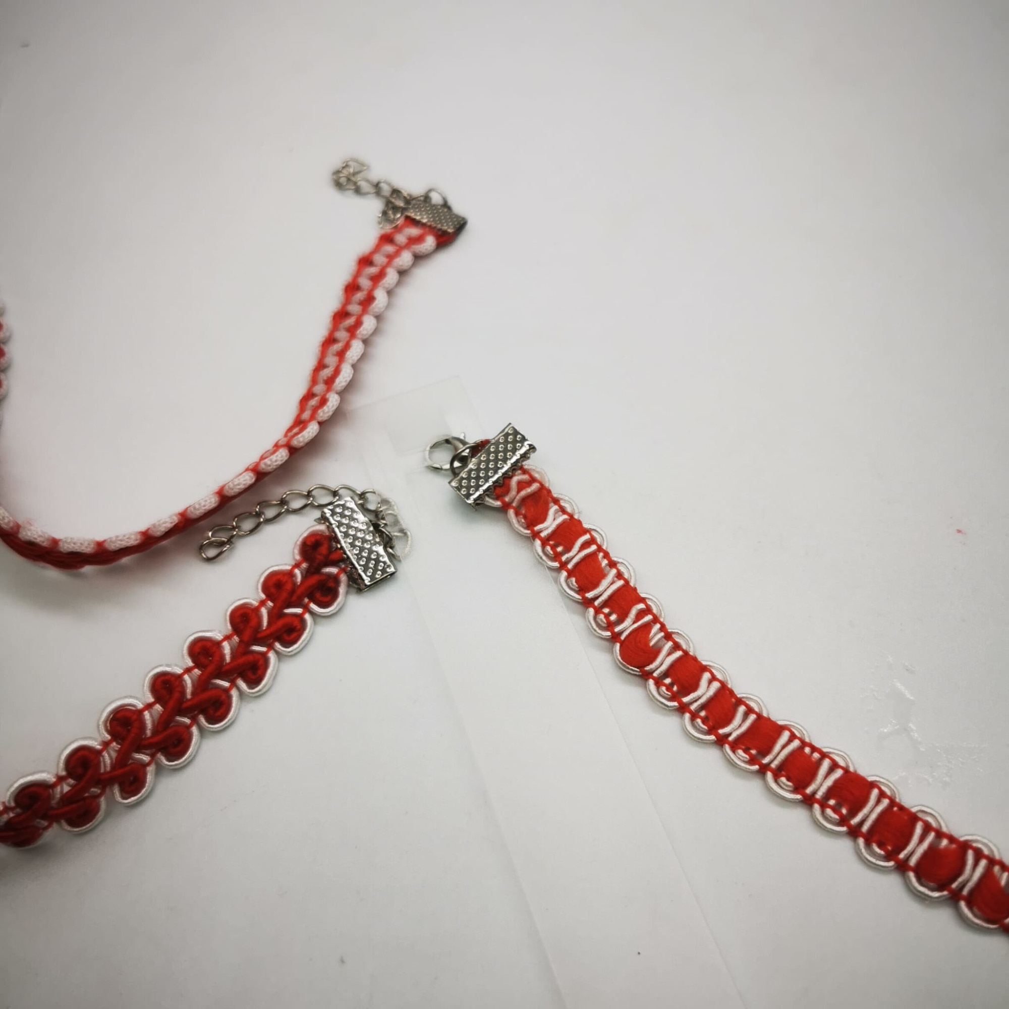 Set 20 Bratari de Martisor textile BM02, Reglabile, Modele diverse ...