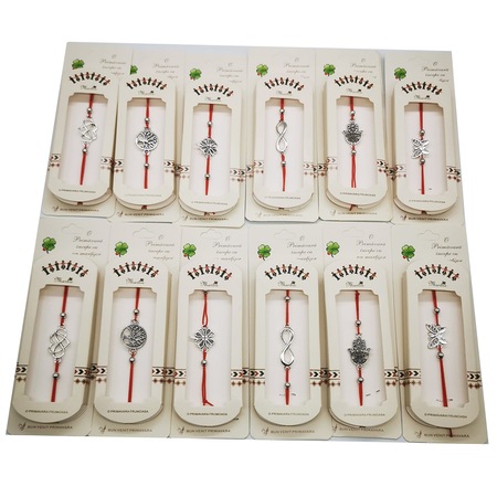 Set 12 Bratari de Martisor tip Kabalah, Reglabile, Modele diverse ...