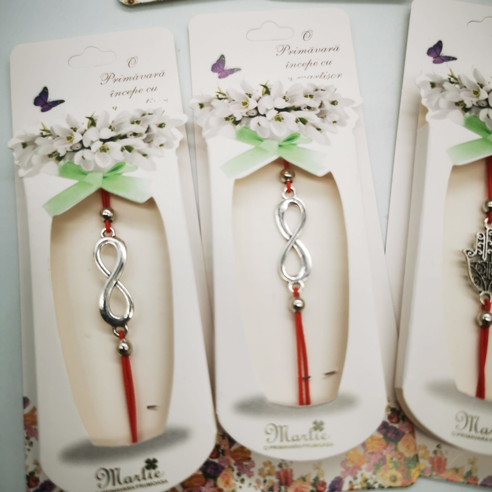 Set 12 Bratari de Martisor tip Kabalah, Reglabile, Modele diverse ...