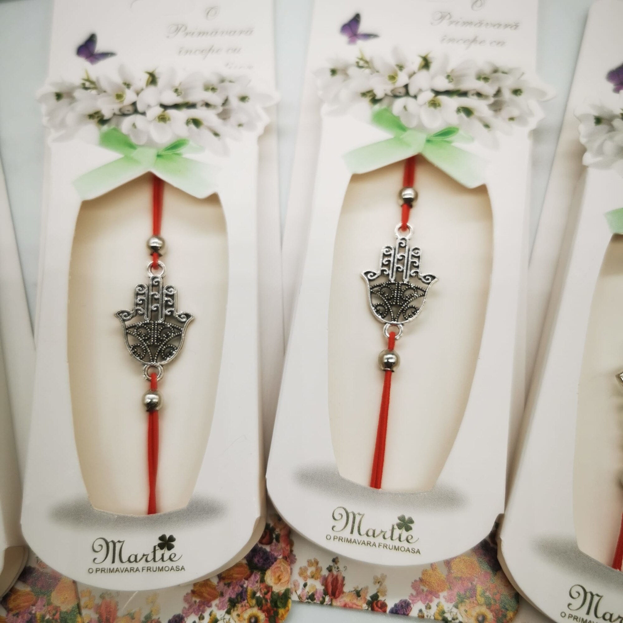 Set 12 Bratari de Martisor tip Kabalah, Reglabile, Modele diverse ...