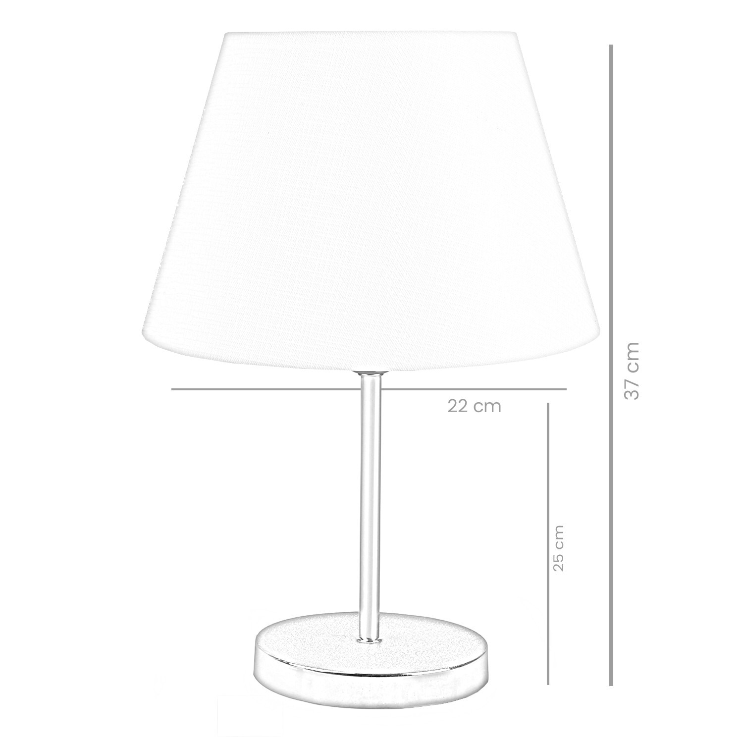 Set 2 Veioze, AYD-2339, Crem, 22 x 12 x 37 cm - eMAG.ro