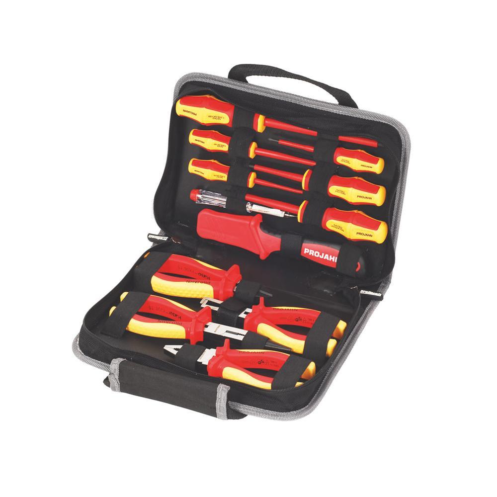 Set scule electricieni VDE PROJAHN tip mapa 12 buc/set scule - eMAG.ro