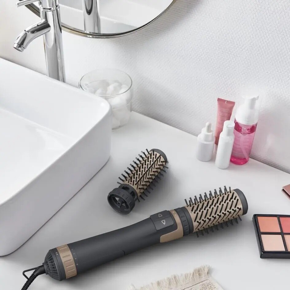 Perie rotativa Rowenta Brush Activ' CF9528F0 Dunes Collection, 1000W, 2 ...