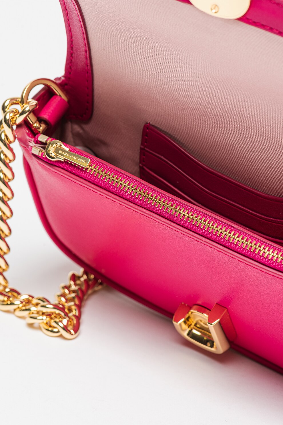 Marc Jacobs, Geanta 3 in 1 convertibila din piele, Roz fandango - eMAG.ro