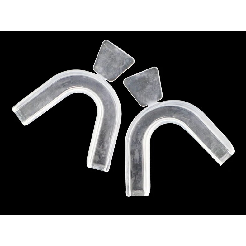 Set 2 gutiere transparenta si adaptabila pentru relaxarea maxilarului ...