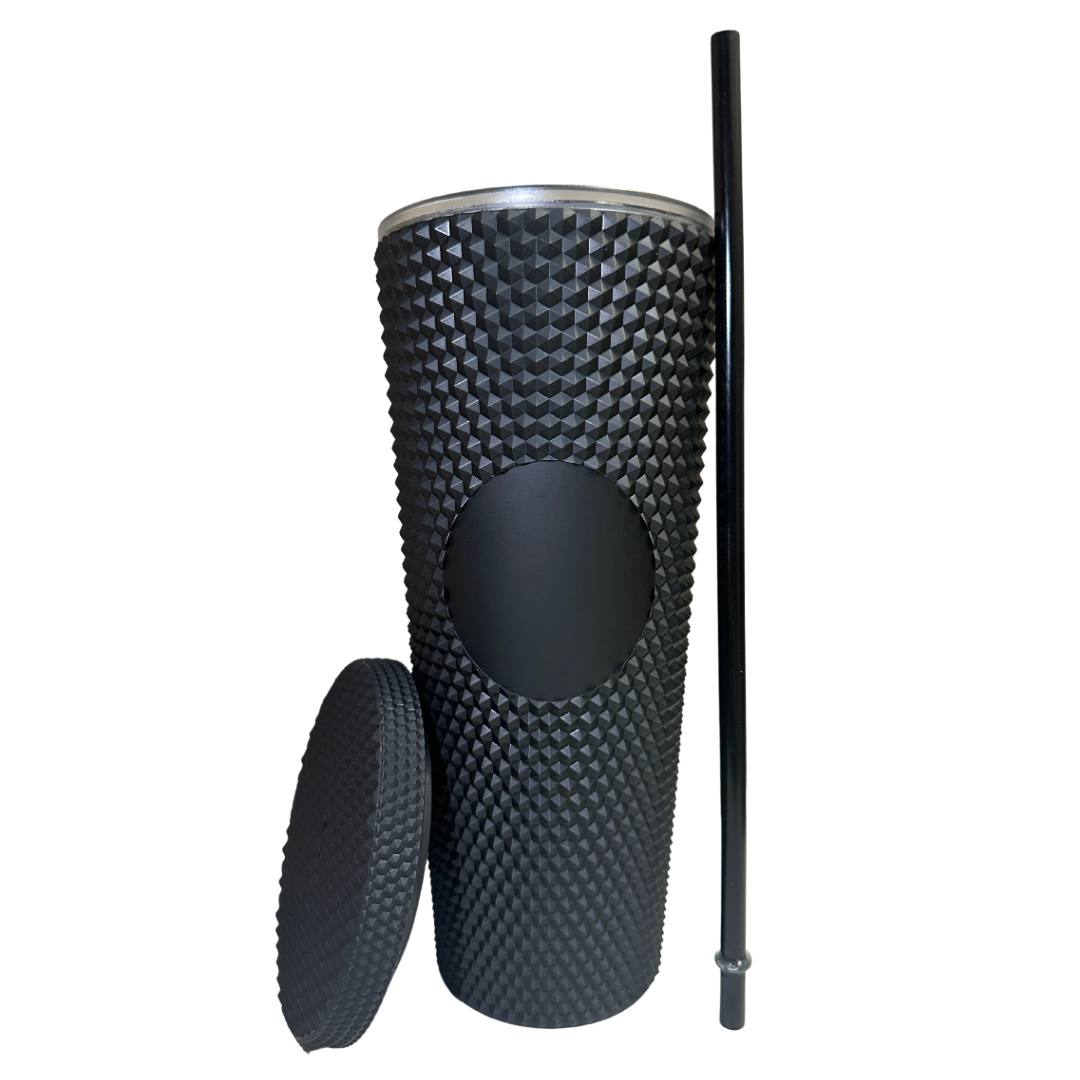 Pahar termos Sky To Go 710 ml din plastic cu efect diamante, perete ...