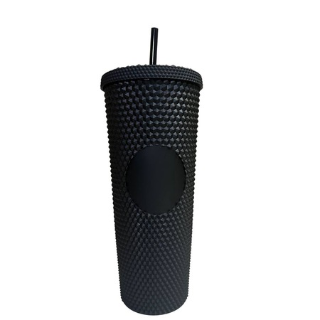 Pahar termos Sky To Go 710 ml din plastic cu efect diamante, perete ...