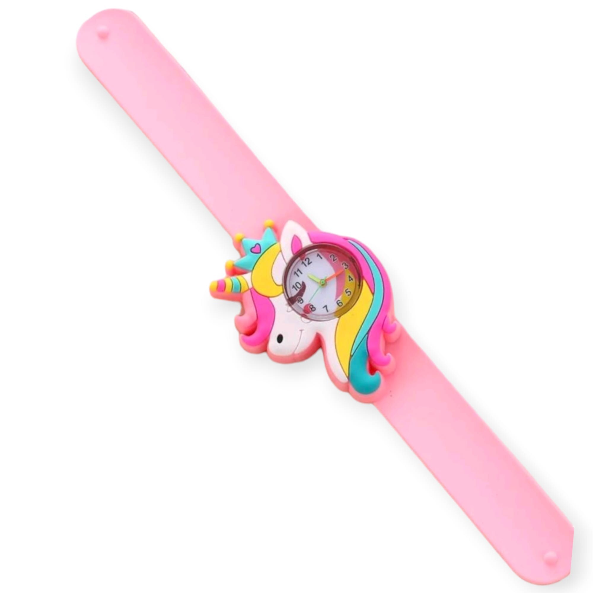 Ceas copii cu design unicorn si bratara ce se muleaza - eMAG.ro