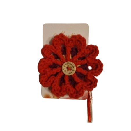 Set 5 Martisoare Handmade, Model Floare 3D, Crosetat manual, Multicolor ...